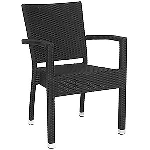 Safavieh Outdoor Living Collection Kelda Wicker Arm Chairs