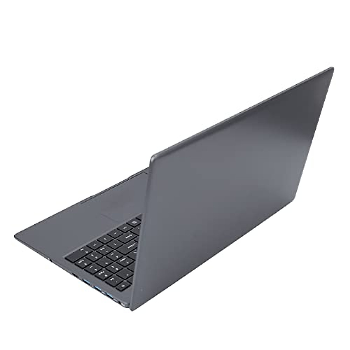 IPS Laptop, 12G LPDDR4 Quad Core 15.6in IPS Laptop Keyboard LED Backlight Fingerprint Reader for Office (12+256G US Plug)