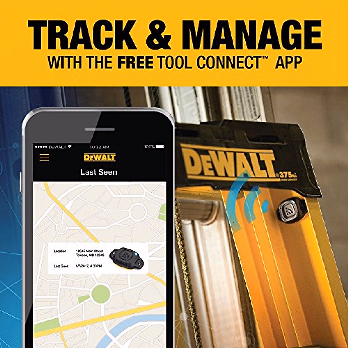 DEWALT DCE041-4 Tool Connect Tag, 4PK