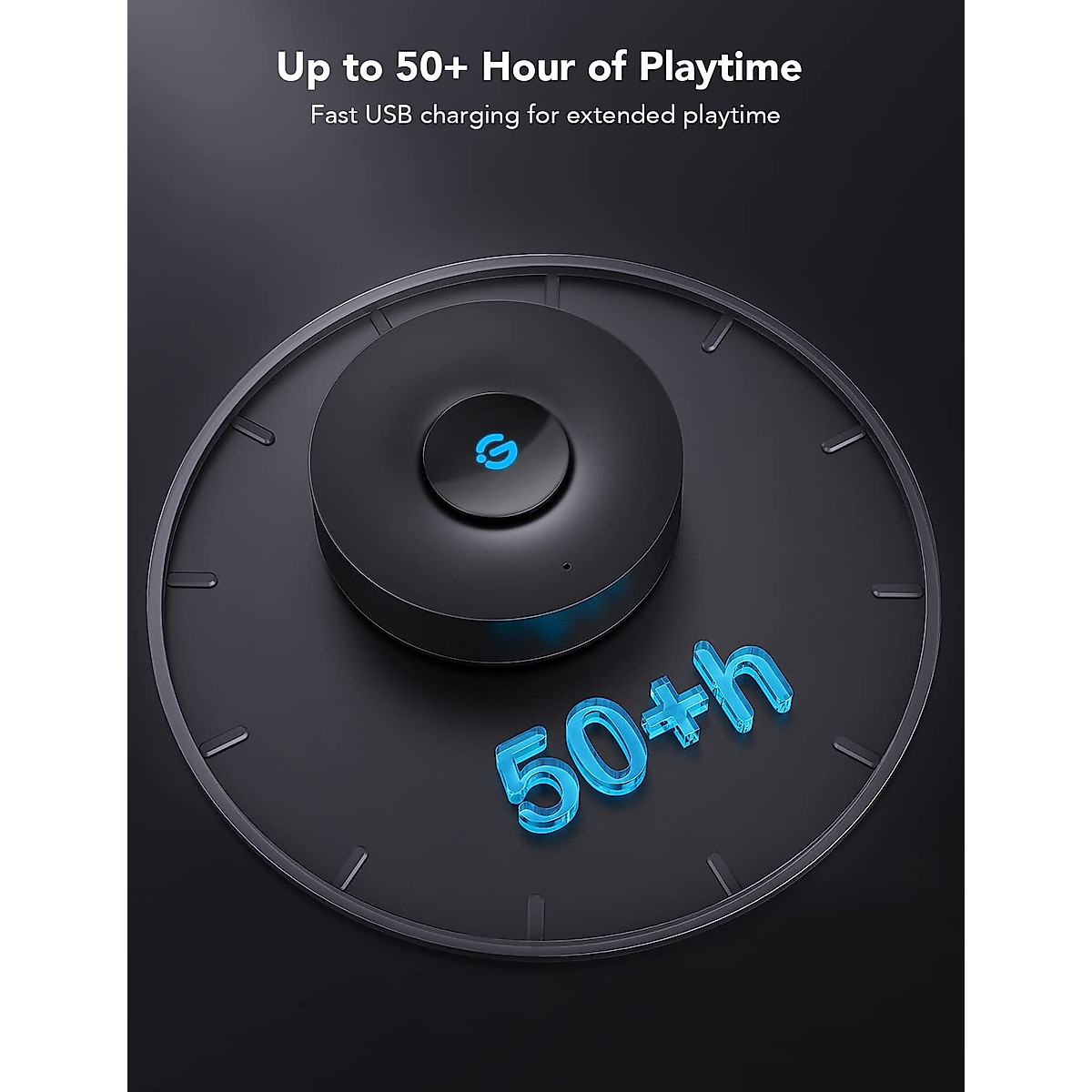 Govee Music Sync Box, Bluetooth Group Control 7 Devices, 22 Dynamic Music Modes, Battery Powered, USB Charged, Supports All Govee Smart Color Light Products