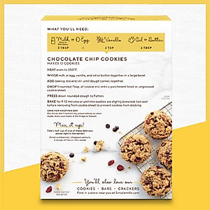Simple Mills Almond Flour Baking Mix Variety Pack (Chocolate Muffin & Cake, Chocolate Chip Cookie, Brownie) - Gluten Free, Plant Based, (Pack of 3)