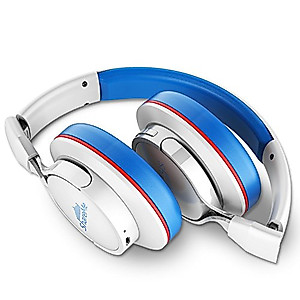 Mixcder Over Ear Headphones, ShareMe Wireless Bluetooth 4.1 Stereo with Built-in Mic, Passive Noise Cancelling and Volume Control for Travel, Work, Sport, Foldable Gym TV Headsets