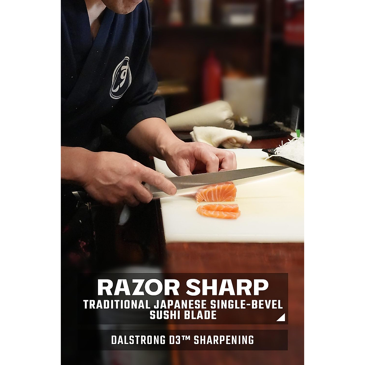 Dalstrong Yanagiba Knife - 10.5 inch Sushi Knife - Gladiator Series Elite - Forged German High Carbon Steel - Black G10 Handle Kitchen Knife - Asian Vegetable Knife - Sheath Included - NSF Certified