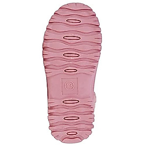 LONDON FOG Girls Toddler Bell Yard Fashion Boot Fur Lined Warm Winter Boots rose 9