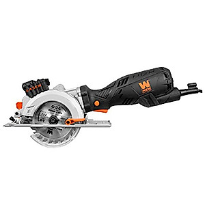 WEN 3625 5-Amp 4-1/2-Inch Beveling Compact Circular Saw with Laser and Carrying Case
