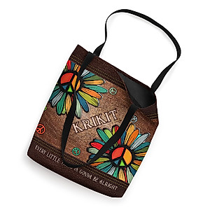 Hippie Soul Personalized Leather Pattern Print Tote Bag Tote Bag