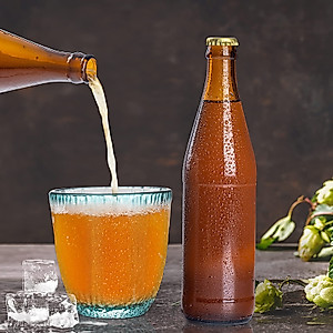 Amzcku Drinking Glasses Set of 8 | 4 Highball (12 oz.) And 4 Rocks Glass(10 oz.) | Glassware Kitchen family Lensed for Water, Beer，Wine，Milk，Juice and Cocktails.