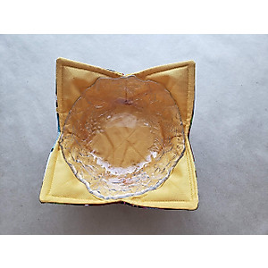 Bookworm Microwave Bowl Cozy Books Library Librarian Bibliophile Reversible Microwave Soup Bowl Holder Handmade Housewarming Hostess Gifts Under 10