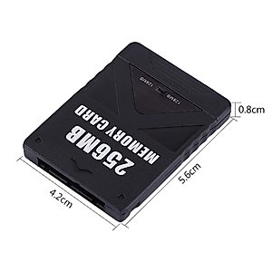 8M 2 Memory Card, 8M Memory Card High Speed for PS2 Console Games Accessories(8 M)
