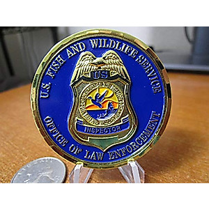 US Fish and Game Wildlife Service NC SC Ga Inspector Challenge Coin