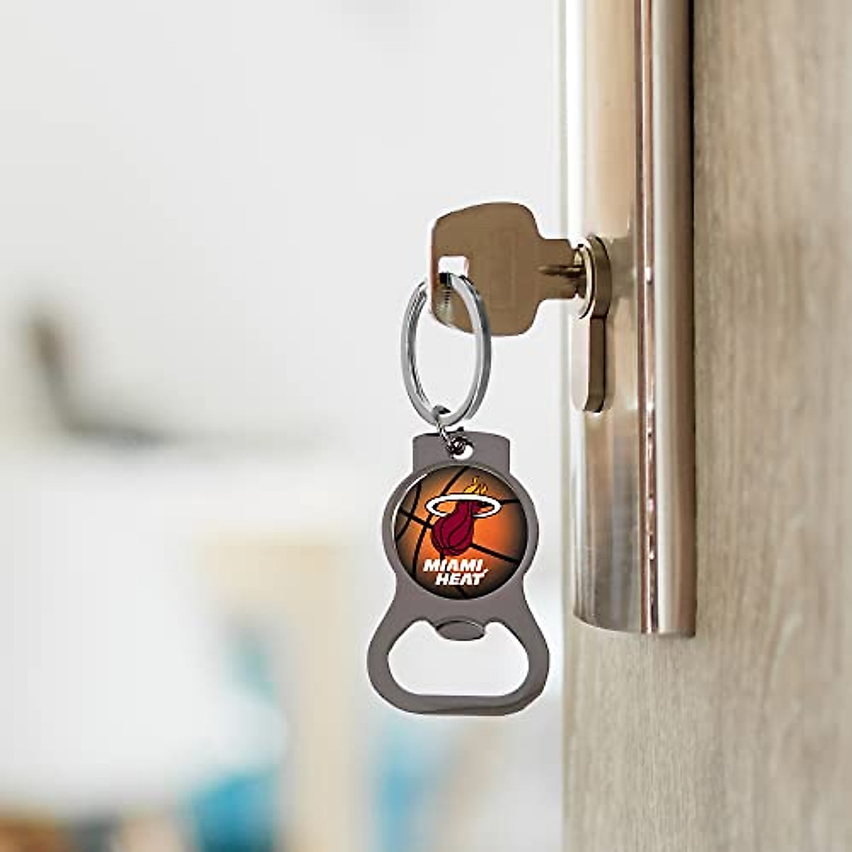 Rico Industries NHL Hockey Dallas Stars Metal Keychain - Beverage Bottle Opener With Key Ring - Pocket Size