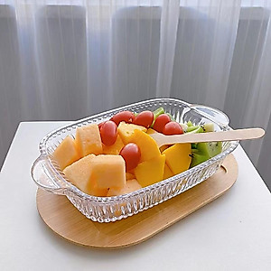 nmmax Fruit Salad Bowl Amphora Glass Dinner Plate