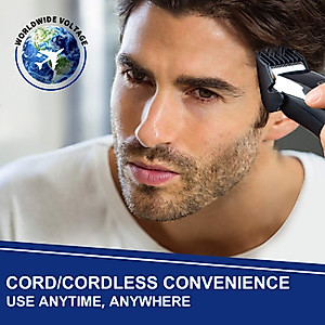 TRACE KASA Hair Clippers for Men: Cordless Ceramic Blade Mens Hair Trimmer Beard Trimmer Electric Professional Hair Cutting & Grooming Kit Rechargeable LED Display