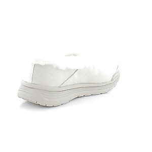 BZees Women's Snicker Faux Fur Lined Slip-On Sneaker