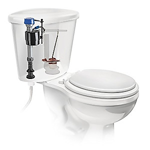 Fluidmaster 400CAR3P5 PerforMAX Adjustable High Performance Toilet Fill Valve and Flapper Repair Kit, For 3-Inch Flush Valve Toilets