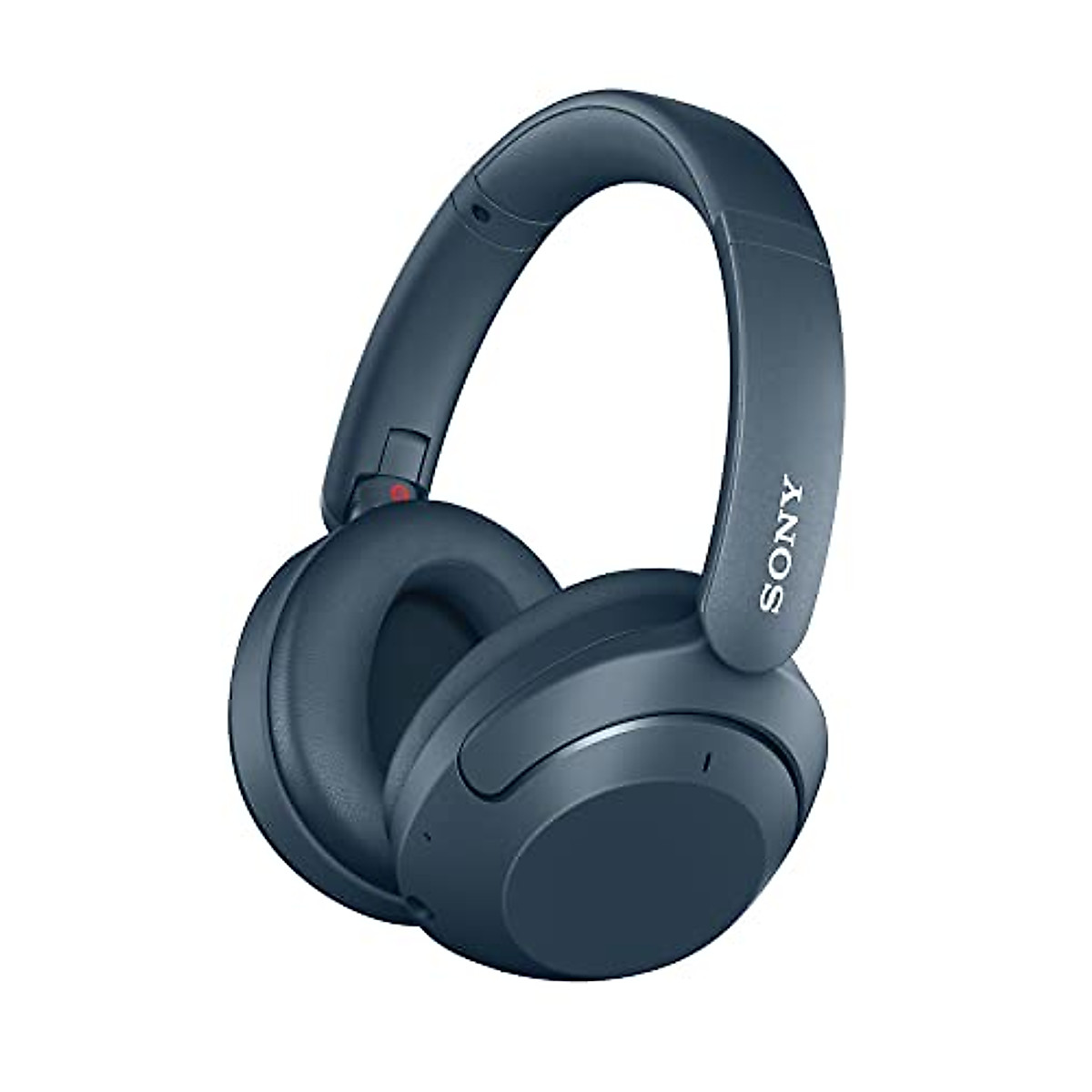 Sony WH-XB910N Extra BASS Noise Cancelling Headphones, Wireless Bluetooth Over The Ear Headset with Microphone and Alexa Voice Control, Blue (Amazon Exclusive) (Renewed)