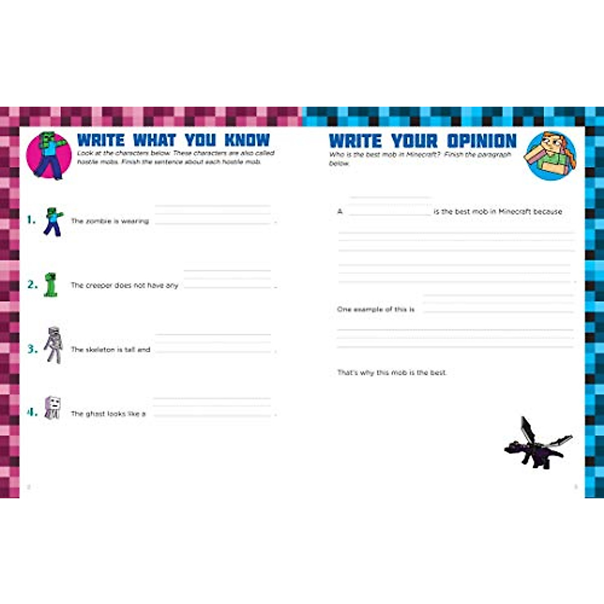 Writing for Minecrafters: Grade 1