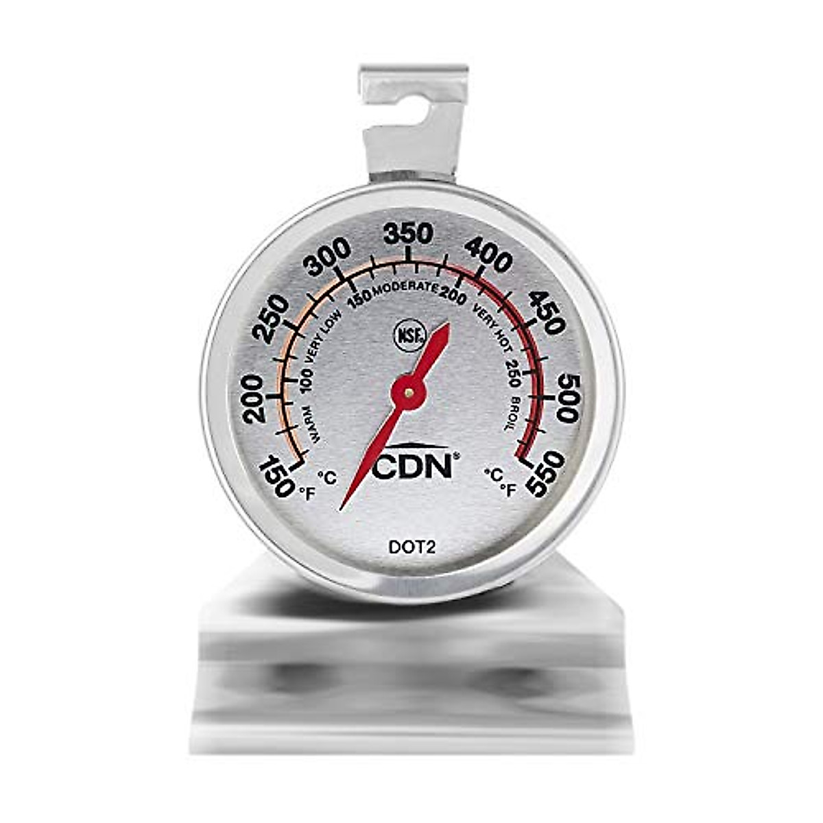 CDN DOT2 09502000954 ProAccurate Oven Thermometer, 1 EA, Silver