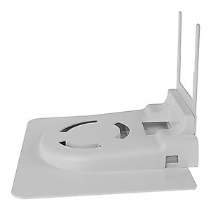 TOGEVAL Wall Bracket Over Socket Holder Wall Mount Router Shelf Wall Outlet Shelf Over Outlet Shelf Multifunctional Outlet Storage Rack Tv Mount Shelves for Wall Outlet White Plastic