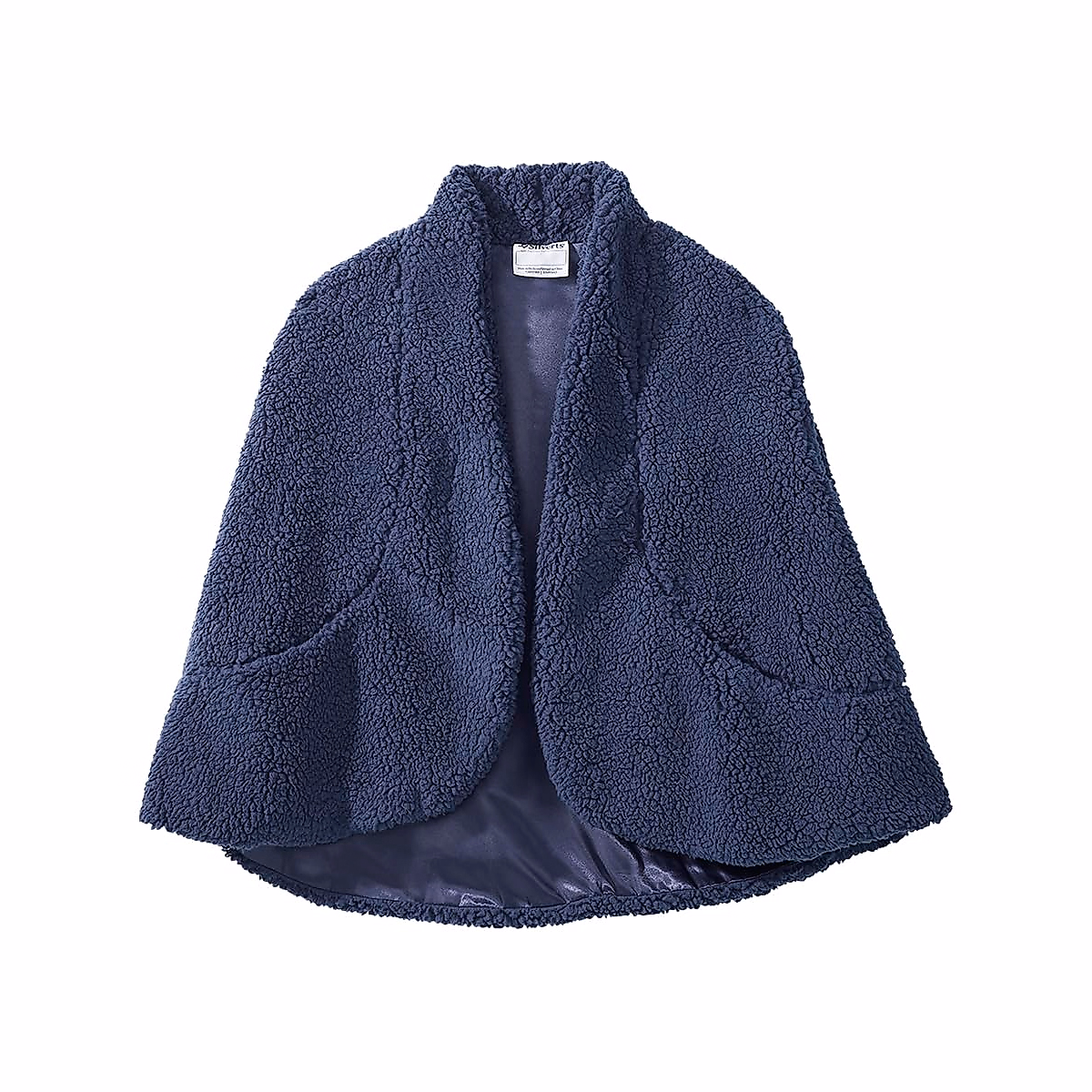 Silvert's Adaptive Clothing & Footwear Women's Ultra Plush Shawl - Navy OS