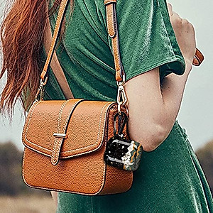 Lapac AirPods Case Mountain Space Nature Landscape Cute AirPod Case Constellation Planet Star Night Forest Accessories Protective AirPod Hard Cover with Keychain for Wireless AirPods 2 & 1 Charging