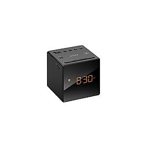SONY ICF-C1B ALARM CLOCK WITH AM/FM RADIO BLACK
