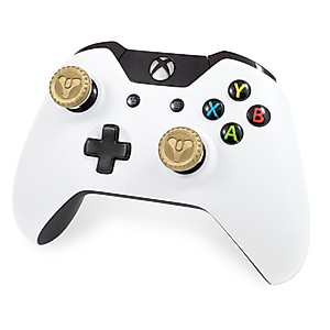 KontrolFreek Destiny 2 CQC Signature Edition for Xbox One Controller | Performance Thumbsticks | 2 Mid-Rise | Gold