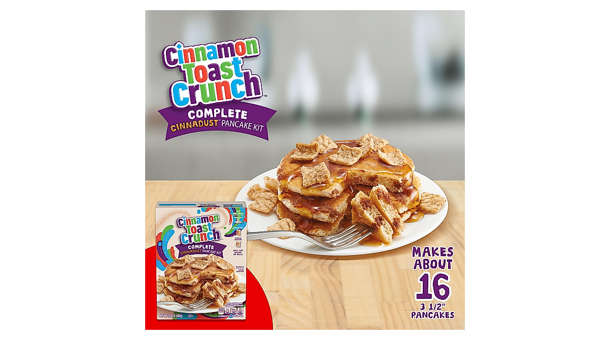 Betty Crocker Cinnamon Toast Crunch Pancake Kit | Fun Breakfast