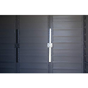 Arrow Shed SBS64 Shed-in-a-Box Compact Galvanized Steel Storage Shed with Pent Roof, 6'x4', Charcoal