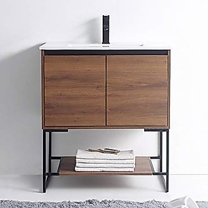 Fine Fixtures - 30" Inch Bathroom Vanity and Sink, Knob Free Design - Urbania Collection