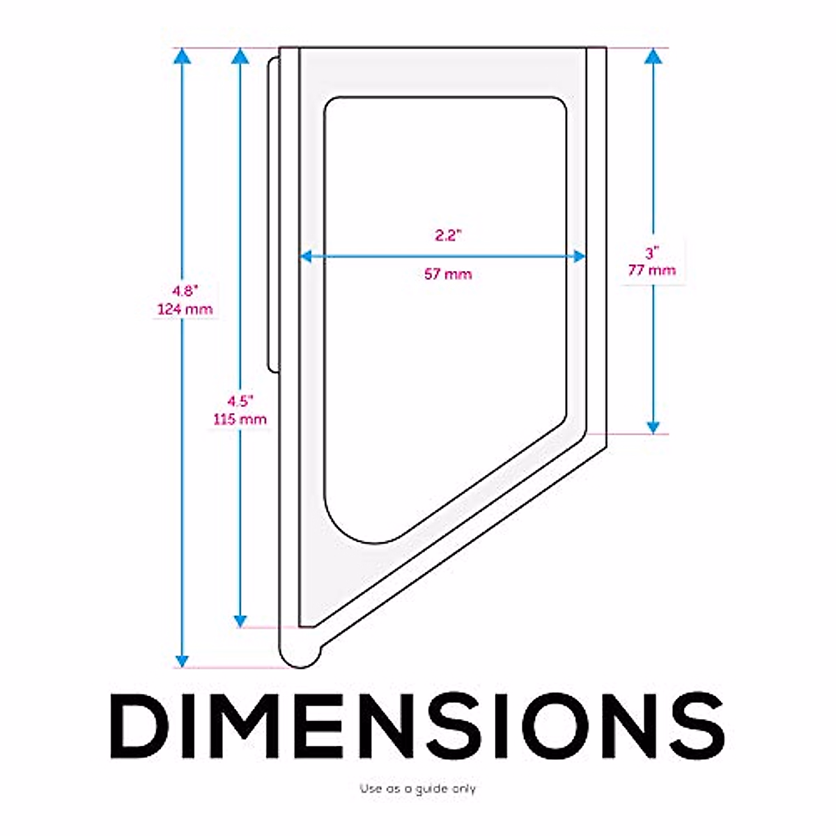 Screwless 2.25" Wide Cable Box Mount, Modem, Router, Mesh, Streaming Media Devices & More Wall Mount | Wall Mount Any Device Upto 2.25" Wide & 6lb in Weight, VHB Adhesive, No Tools by Brainwavz