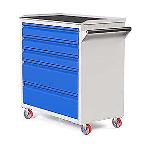 5"X 2" Heavy Duty Casters Wheels - Industrial Caster Wheels Polyurethane Caster Wheel with Strong Load-Bearing Capacity 4000 LB, Heavy Duty casters Wheel -Set of 4, Widely Used in Tool Box,Trail Jack