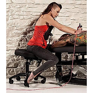 Precision Professional Tattoo Stool - Black