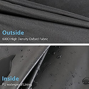 Kingling Cooler Cover, Waterproof Outdoor Ice Chest Camping Coolers Cover for 45/65 Quarts Cooler Box - 31''L x21''W x20''H
