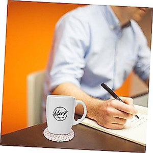 Circle Placemats 3pcs Pad Coaster Table Placemats Coffee Drink Woven Placemats Jute Rope Coaster Cup Round Dining Table Mats Cup Pad Handmade Dining Mat Dining Table