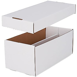 BCW 3ct Graded Shoe Box | Cardboard Card Storage Box Holds 300 3x4 Toploaders | 100 Graded Cards | PSA, BGS, SGC Compatible | Sports Card Storage Box