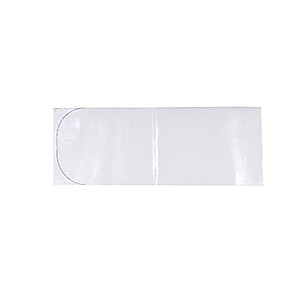ALFA Fishery Bags Round Corners Bottom Leak Proof Clear Plastic Fish Bags Size 8 Inches for Marine and Tropical Fish Transport 2 mil. (8" x 20" / 100 Pack)