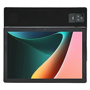 DAUZ Office Tablet, Gravity Sensing Long Standby 2 in 1 Tablet Laptop 3G Phone Call 8GB RAM 256GB Storage with Keyboard for School (US Plug)