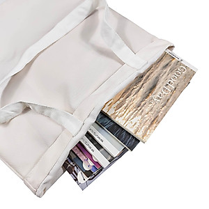 WOAIDY Strawberry Canvas Tote Bag For Women Reusable Grocery Shopping Bags