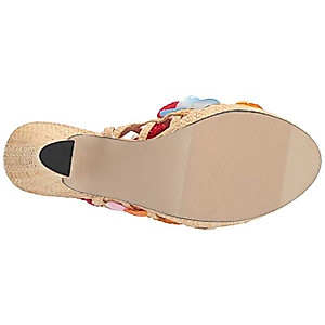 Ellie Shoes Women's 402-LUAU Wedge Sandal, Multi, 8 M US