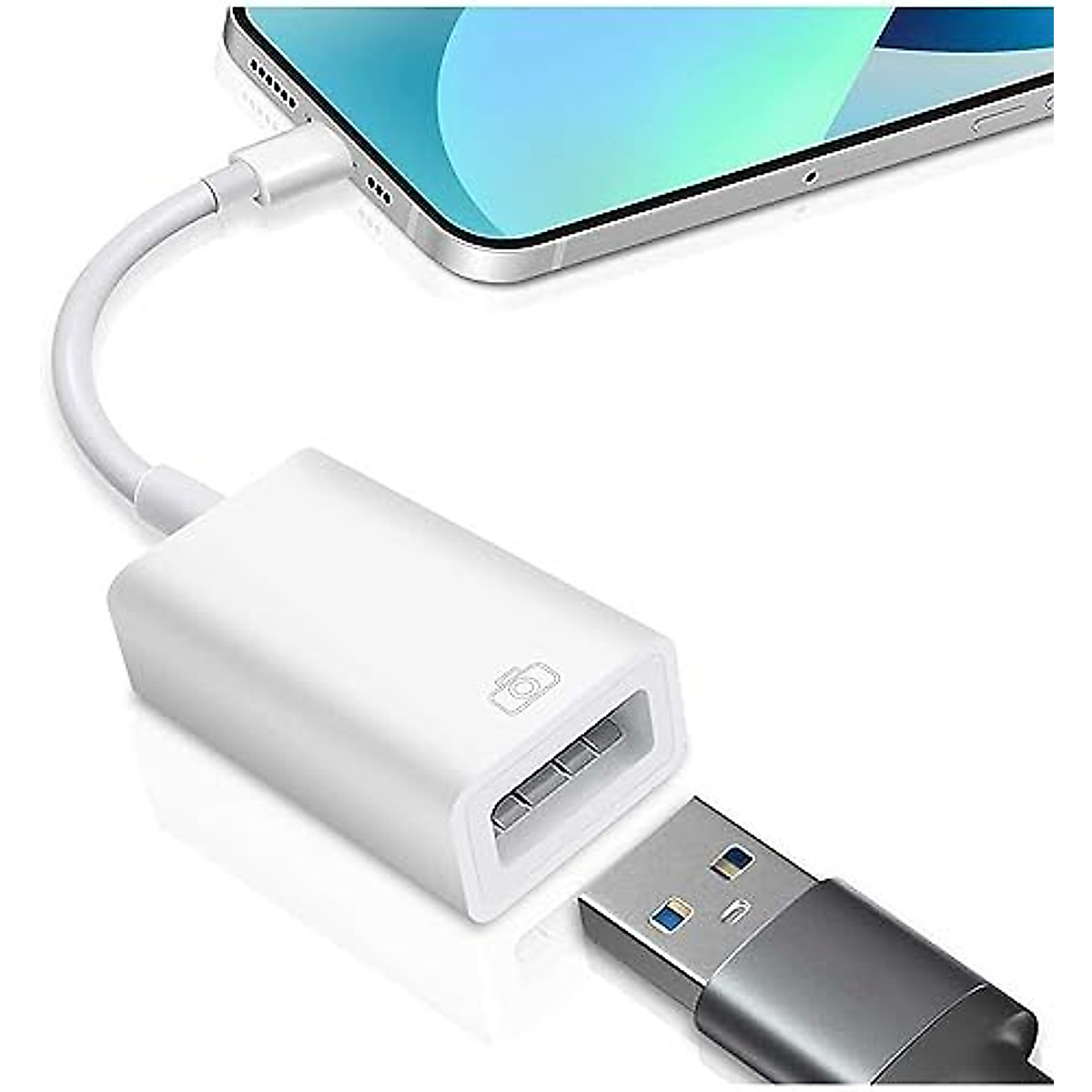 [Apple MFi Certified] Apple Lightning to HDMI Adapter for iPhone to TV, 1080P Digital AV Adapter Sync Screen Connector Cable Compatible for iPhone 14 13 12 11 XS XR X 8 iPad to HDTV Projector Monitor