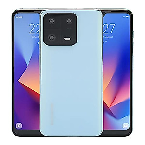 fannay 3G Mobile Phone, US Plug 100V to 240V 24MP Rear and 8MP Front Camera 6.3 Inch Ultra HD Screen Smartphone for Watching Video (Blue)