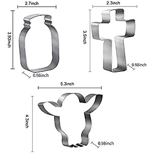 Sandwich Cutter and Sealer Set for Kids 41Pcs, Decruster Sandwich Maker Holiday Heart Cookie Cutters Fruit Vegetable Cutter Shapes for Boys Girls Bento Lunch Box (cow)…