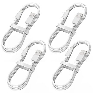 [ Apple MFi Certified ] iPhone Charger 3ft,4Pack Lightning Cable 3Foot,Fast Apple Charging Cable Cord for iPhone 13/12/11 Pro/11/XS MAX/XR/8/7/6s/6/5S/SE iPad/Air Original