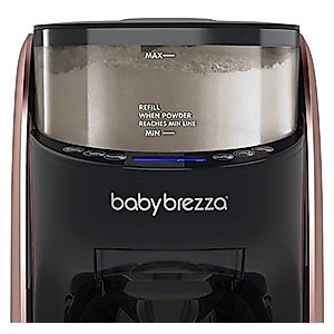 New and Improved Baby Brezza Formula Pro Advanced Formula Dispenser Machine - Automatically Mix a Warm Formula Bottle Instantly - Easily Make Bottle with Automatic Powder Blending, Rose Gold