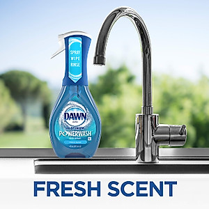 Dawn Powerwash Spray Starter Kit, Platinum Dish Soap, Fresh Scent, 1 Starter Kit + 1 Powerwash Refill, 16 fl oz each (Pack of 2)