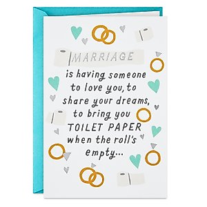 Hallmark Shoebox Funny Wedding Congratulations Card (Wedding Vows)