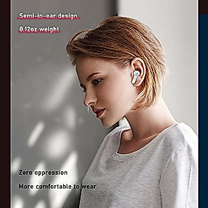 Loluka Wireless Head Phones Earbuds Bluetooth with Noise Cancelling True Earphones for Android Ear Buds Built in Microphones with Charging Case in-Ear Stereo HiFi Earphones for Android