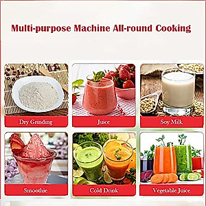 Professional Kitchen Blender Set with Blending & Grinding Blades Countertop Blender 900W Adjustable Speeds Blender with 53 Oz Blender Cup for Shakes and Smoothies,10 Oz Grinder Cup for Coffee,Bonus 2pcs Cord Organizer (Grey)