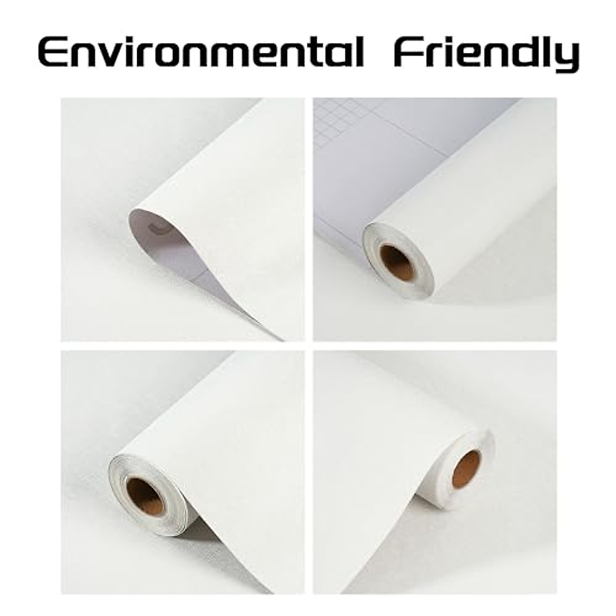 LOVADA Peel and Stick Wallpaper Rice White Silk Wall Paper - 15.7 x 200 Inch Self Adhesive Wallpaper Peel and Stick, Easy to Paste Wall Contact Paper for Stand Liner, Table and Door Makeover Decor